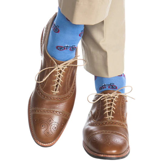 Azure Blue w/ Bike Socks – shopnortons