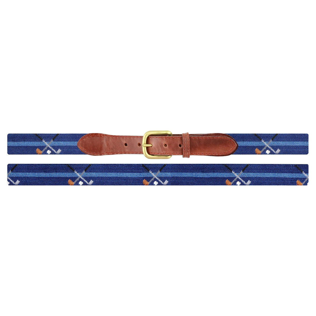 Crossed Clubs Needlepoint Belt – shopnortons